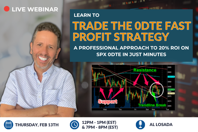 Learn to Trade the 0DTE Fast Profit Strategy Webinar